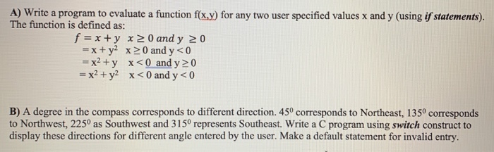 solved-a-write-a-program-to-evaluate-a-function-f-x-y-for-chegg