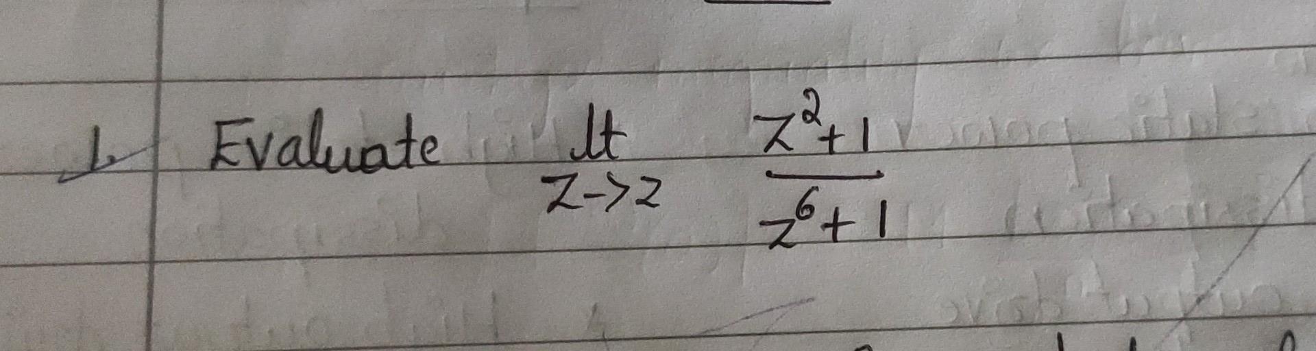 Solved \\( \\operatorname{lt}_{z \\rightarrow 2} | Chegg.com