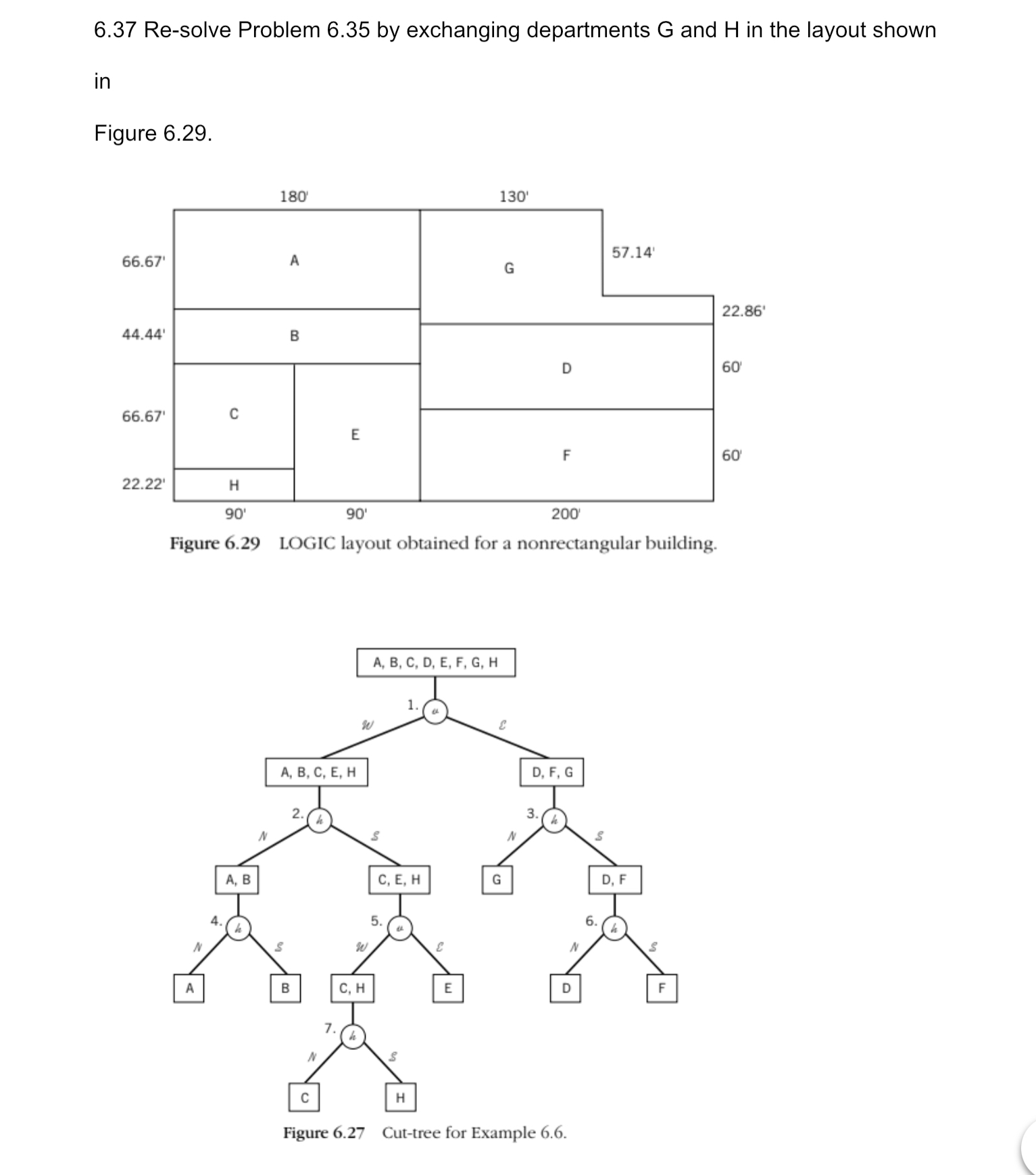 Solved 6.37 ﻿Re-solve Problem 6.35 ﻿by exchanging | Chegg.com