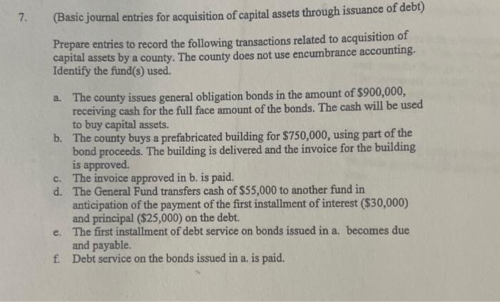 Solved (Basic journal entries for acquisition of capital | Chegg.com