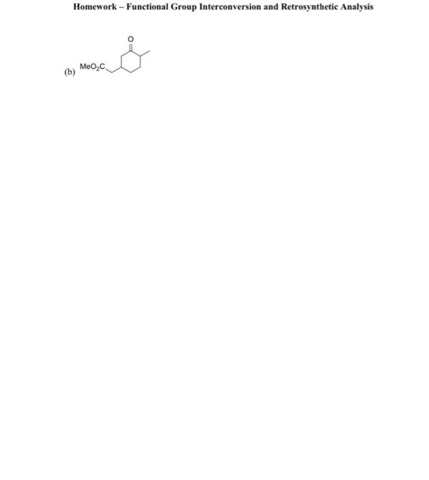 Solved Homework - Functional Group Interconversion and | Chegg.com