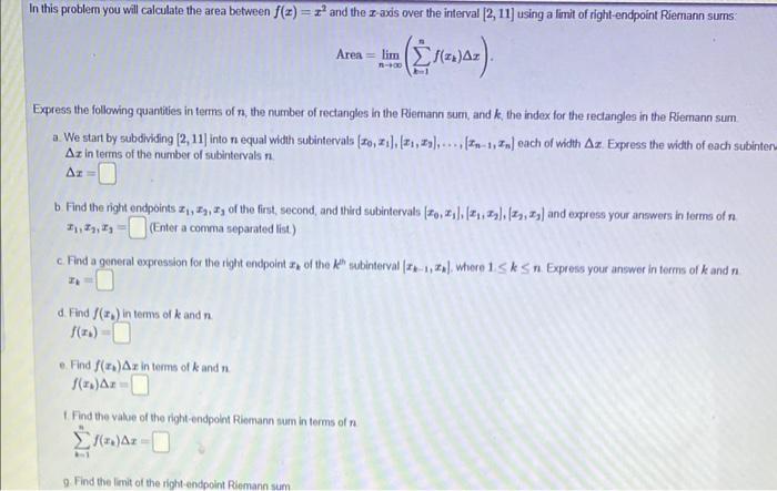 Solved n this problem you will calculate the area between | Chegg.com