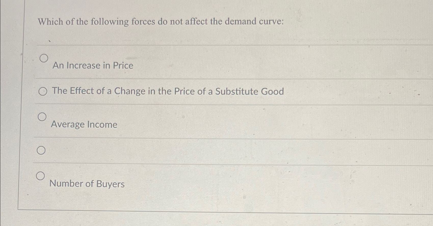 Solved Which of the following forces do not affect the | Chegg.com