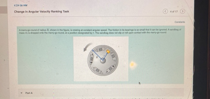Solved CCH OB HW Change in Angular Velocity Ranking Task 4 | Chegg.com