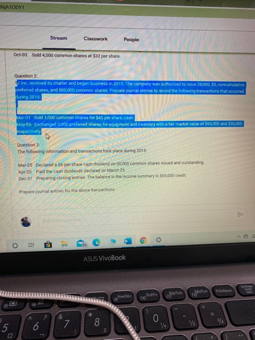 Solved NjA1ODY1 Stream Classwork People Oct-03 Sold 4,000 | Chegg.com