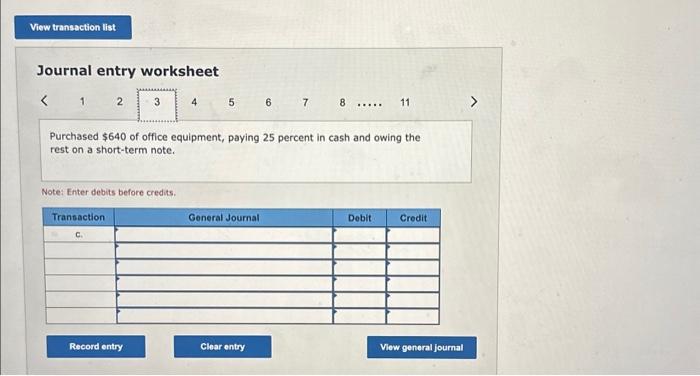 Solved Required information E3-12 (Static) Recording Journal | Chegg.com