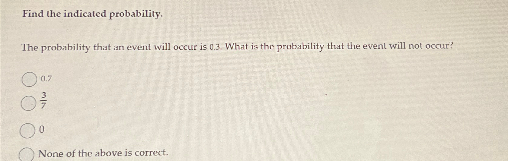 Solved Find the indicated probability.The probability that | Chegg.com