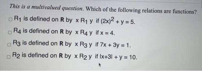 Solved This is a multivalued question. Which of the | Chegg.com