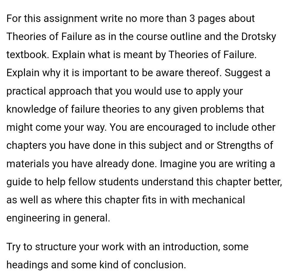 Solved For this assignment write no more than 3 pages about | Chegg.com