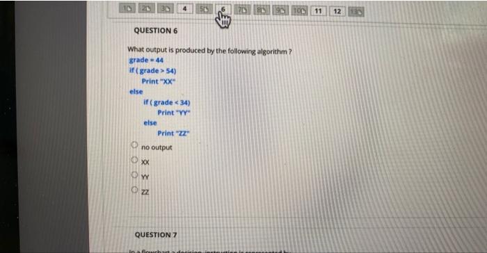Solved What output is produced by the following algorithm ? | Chegg.com