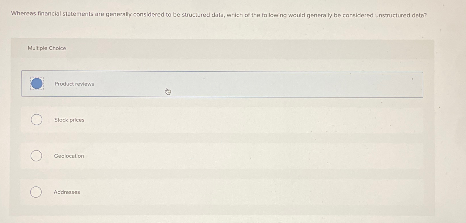 Solved Whereas financial statements are generally considered | Chegg.com