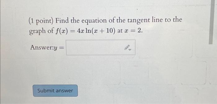 Solved (1 point) Let H(x)=F(G(x)) and J(x)=F(x)/G(x). | Chegg.com