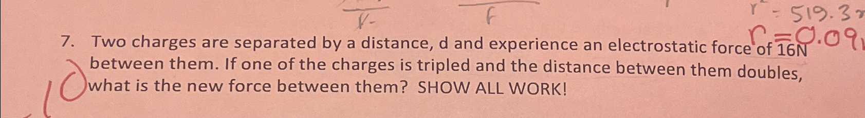 Solved Two charges are separated by a distance, d ﻿and | Chegg.com