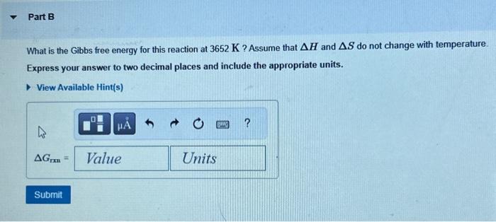 Solved Gibbs free energy (G) is a measure of the spontaneity | Chegg.com