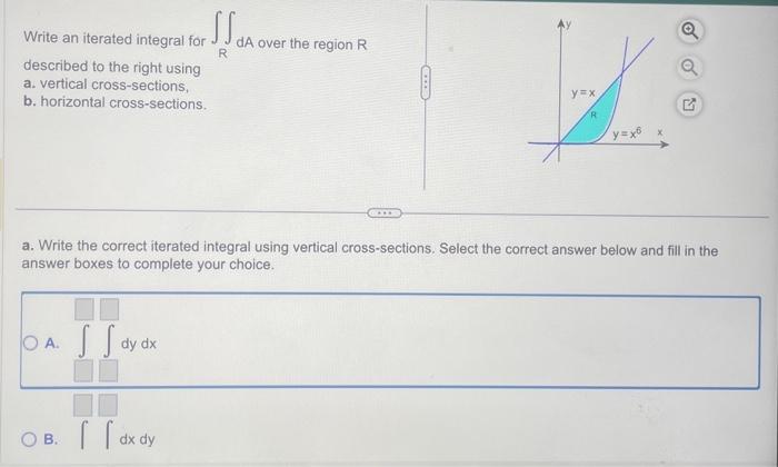 Solved Write An Iterated Integral For ∬rda Over The Region R 