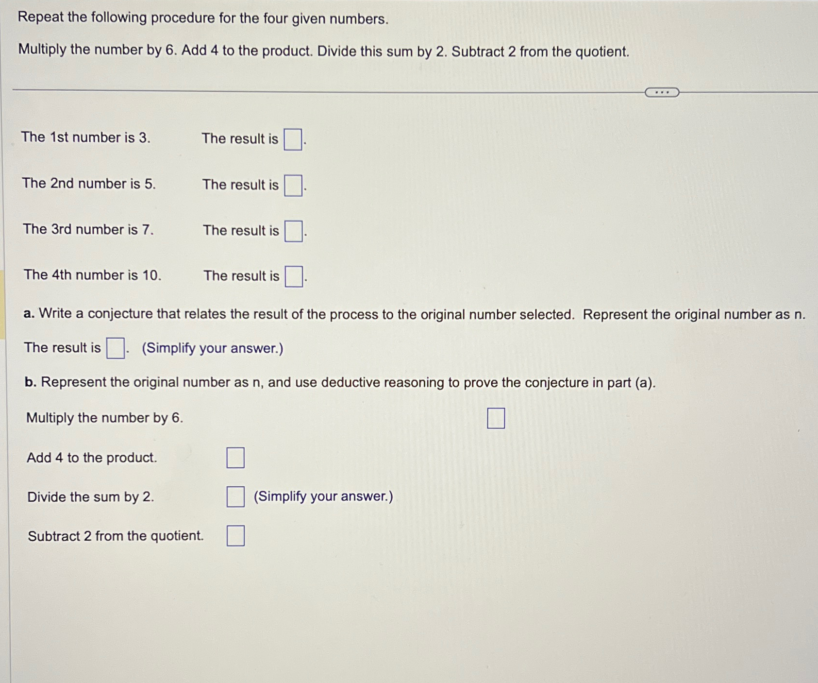 Solved Repeat the following procedure for the four given | Chegg.com