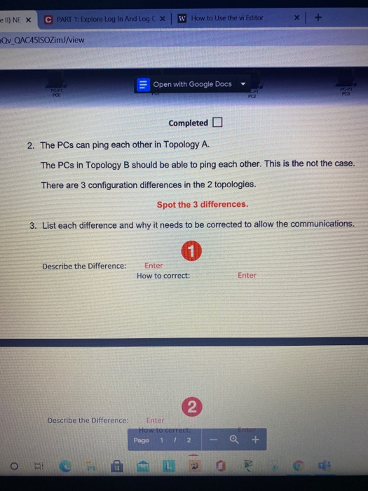IFT 166 Introduction to Internet Networking Lab 18 | Chegg.com