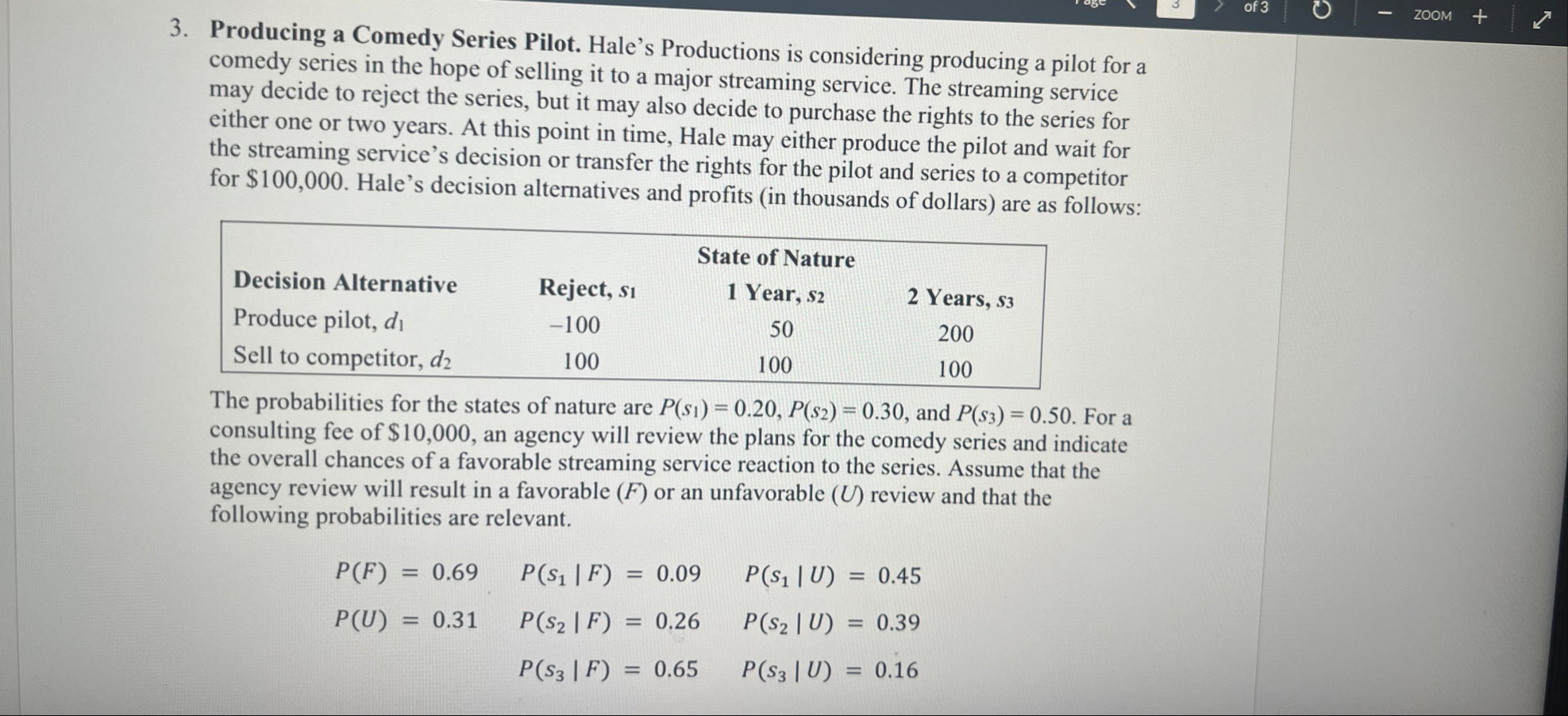 Producing a Comedy Series Pilot. Hale's Productions | Chegg.com