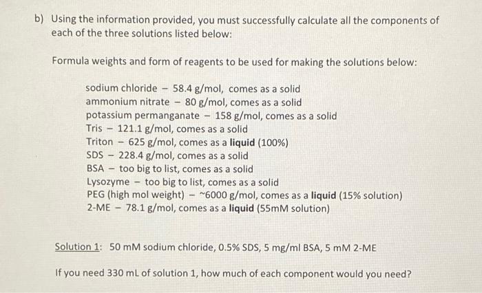 Solved Using the information provided, you must successfully | Chegg.com