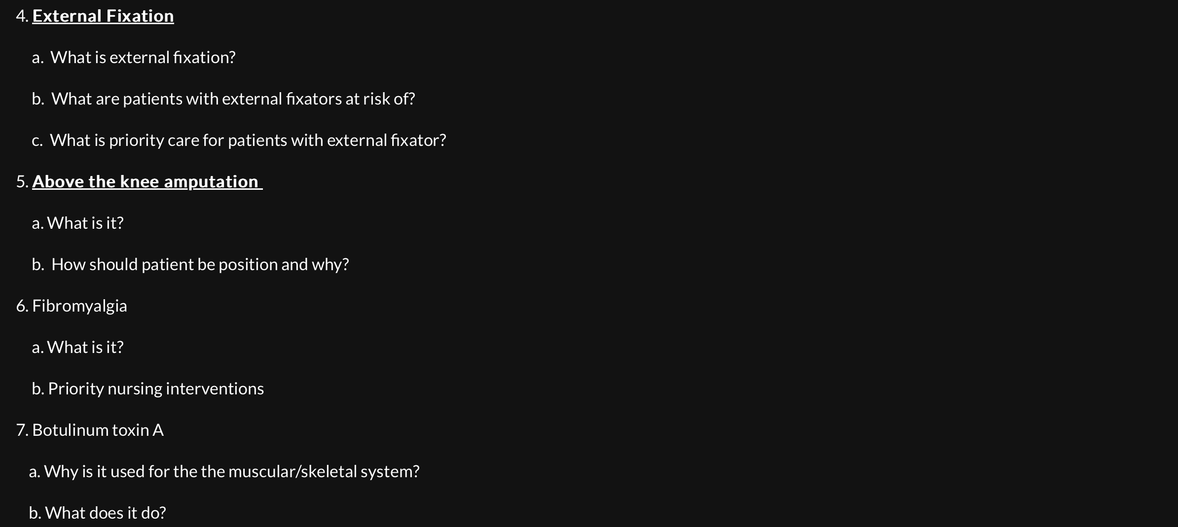 Solved External Fixationa. ﻿What is external fixation?b. | Chegg.com