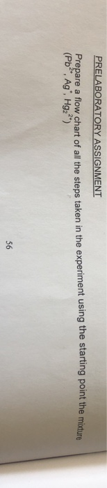 Solved PRELABORATORY ASSIGNMENT Prepare a flow chart of all | Chegg.com