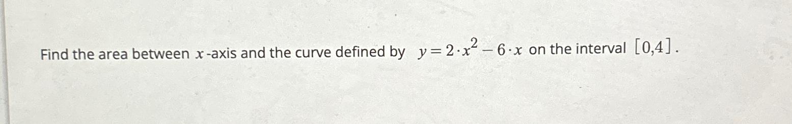 Find the area between x-axis and the curve defined by | Chegg.com