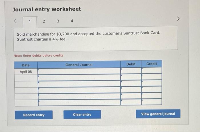 Solved Exercise 9-2 (Algo) Accounting for credit card sales | Chegg.com