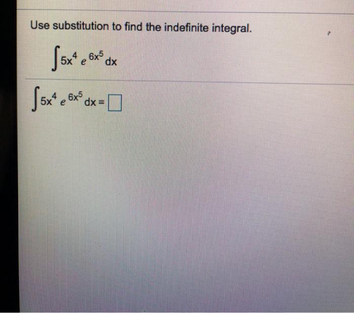 Solved Use substitution to find the indefinite integral. ( | Chegg.com
