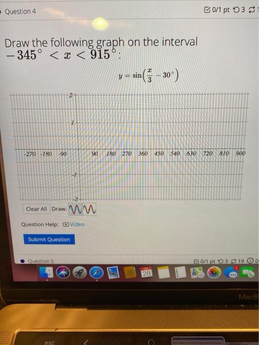 Solved Question 4 B0/1 pt 3 Draw the following graph on the | Chegg.com
