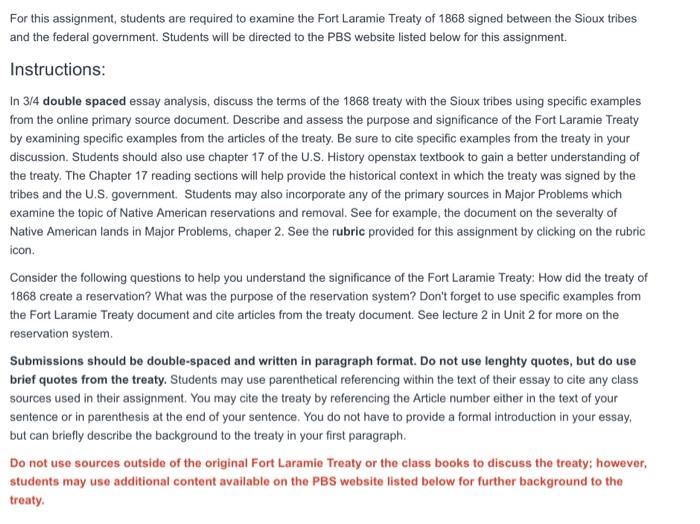 For this assignment, students are required to examine | Chegg.com