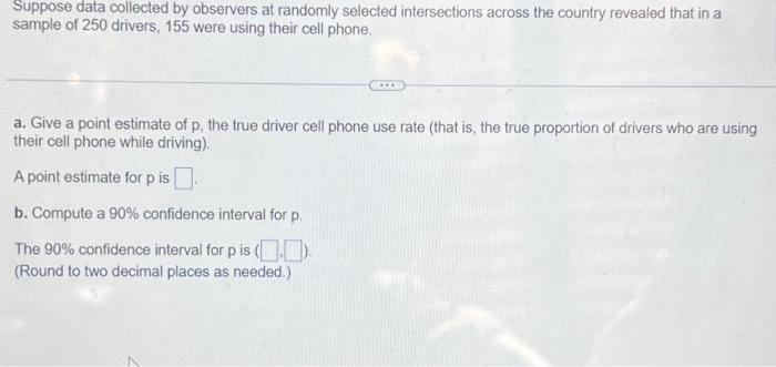 Solved Suppose data collected by observers at randomly | Chegg.com