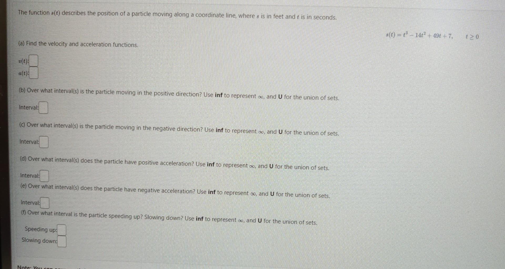 Solved (a) Find the velocity and acceleration | Chegg.com