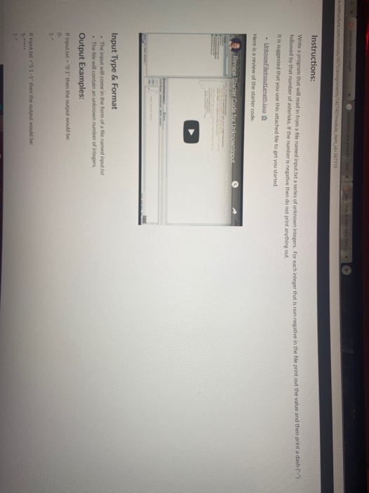 Solved instructure.com/course/9675/assignments/1427407 | Chegg.com