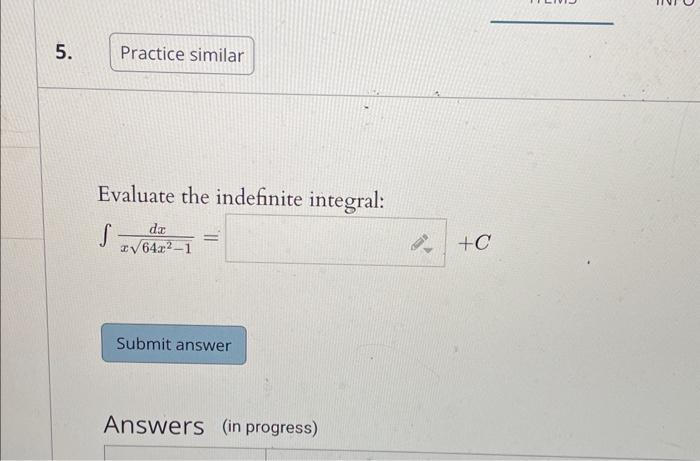 Solved Evaluate the definite integral: ∫04x2+4dx= Answers | Chegg.com