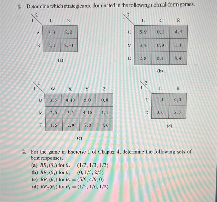 Solved Strategy: An Introduction to Game Theory (Third | Chegg.com