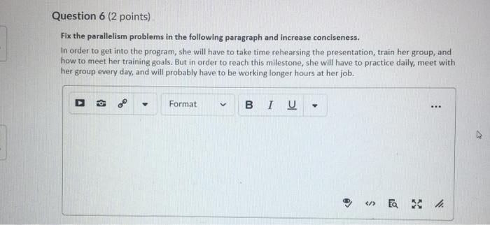Solved Question 6 (2 points) Fix the parallelism problems in | Chegg.com