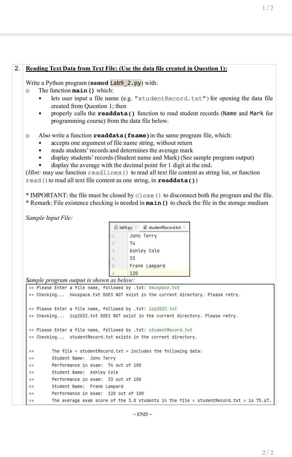 Solved eview the related lecture note(s), and finish | Chegg.com