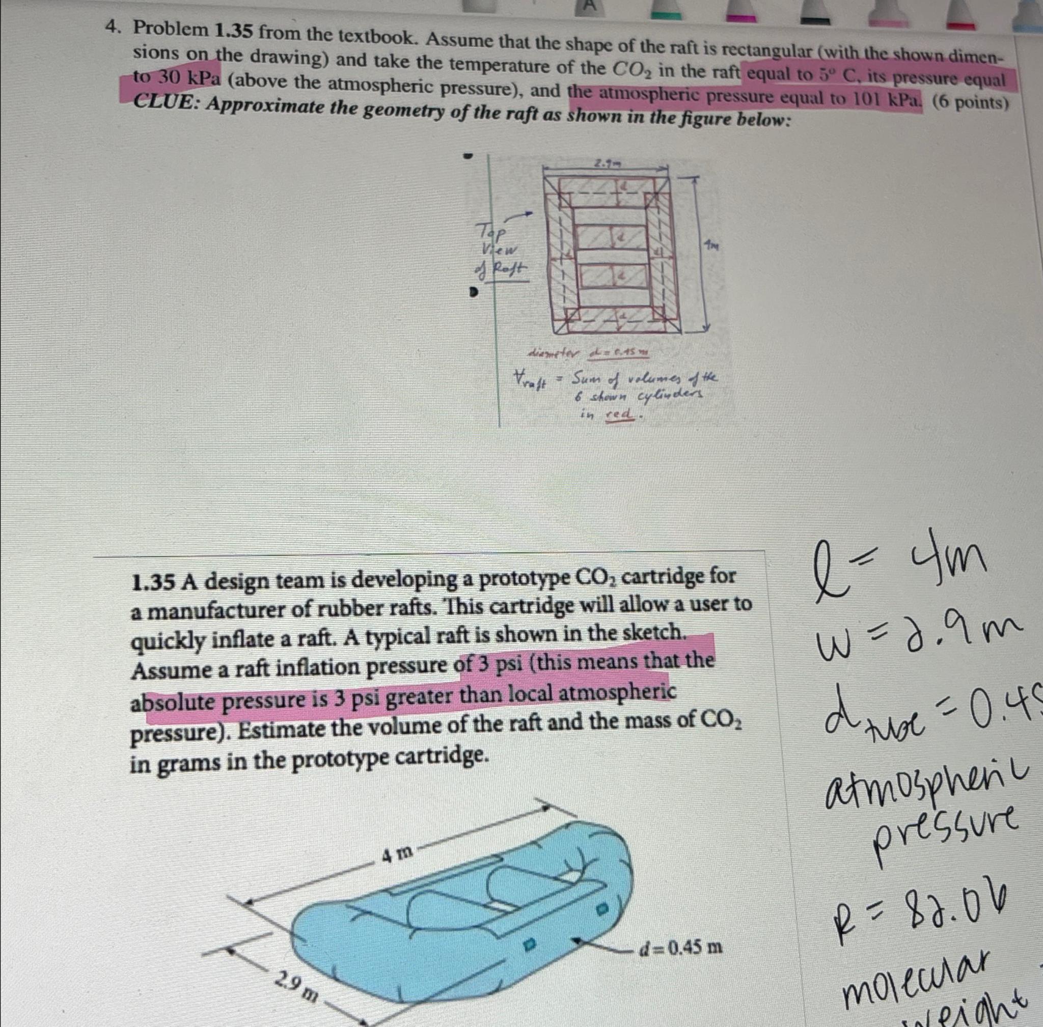 Solved Problem 1.35 from the textbook. Assume that the shape | Chegg.com