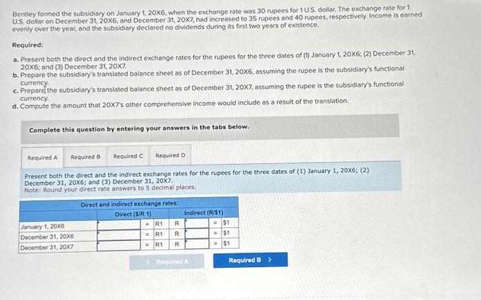Solved Exercise 12-13 (Algo) Effects of a Change in the | Chegg.com