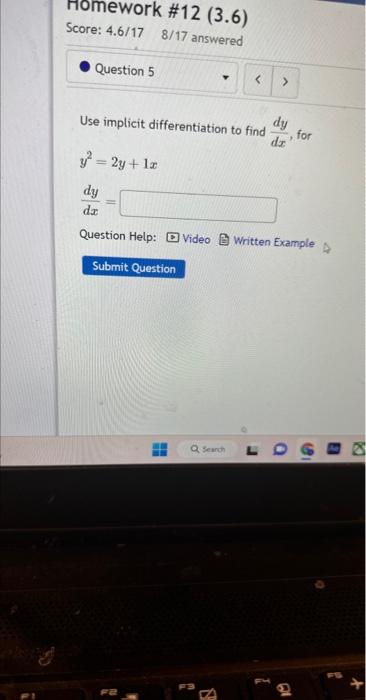 Solved Use implicit differentiation to find dxdy. | Chegg.com