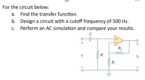 Solved Para el siguiente circuito: Para el siguiente | Chegg.com