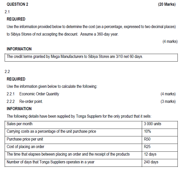 Solved QUESTION 22.1REQUIREDUse the information provided | Chegg.com