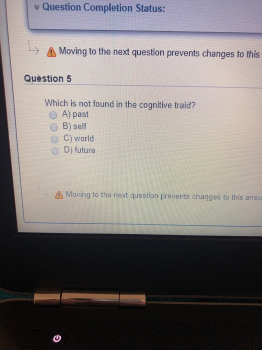 Solved * Question Completion Status: > A Moving to the next | Chegg.com