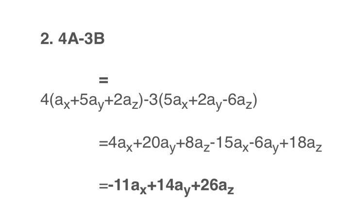 Solved Given vectors A=ax+5ay+2az and B=5ax+2ay−6az, | Chegg.com