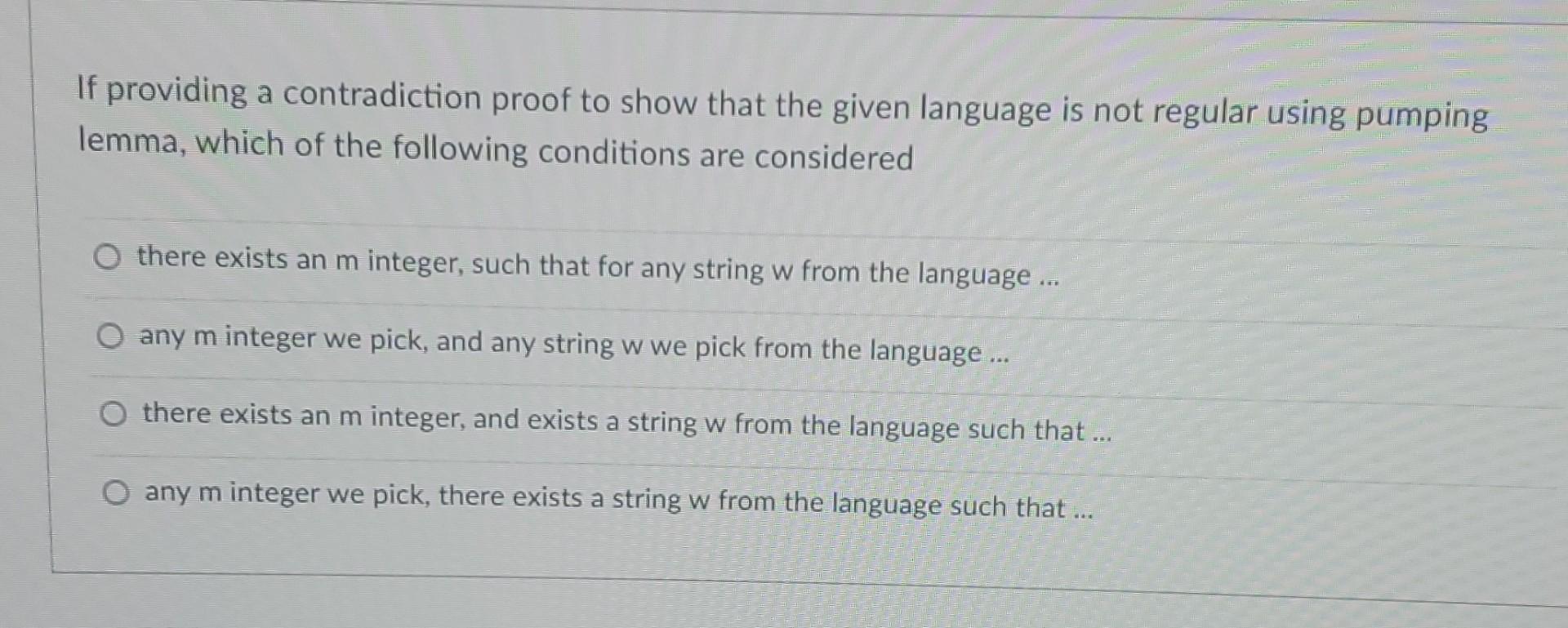 Solved If Providing A Contradiction Proof To Show That The