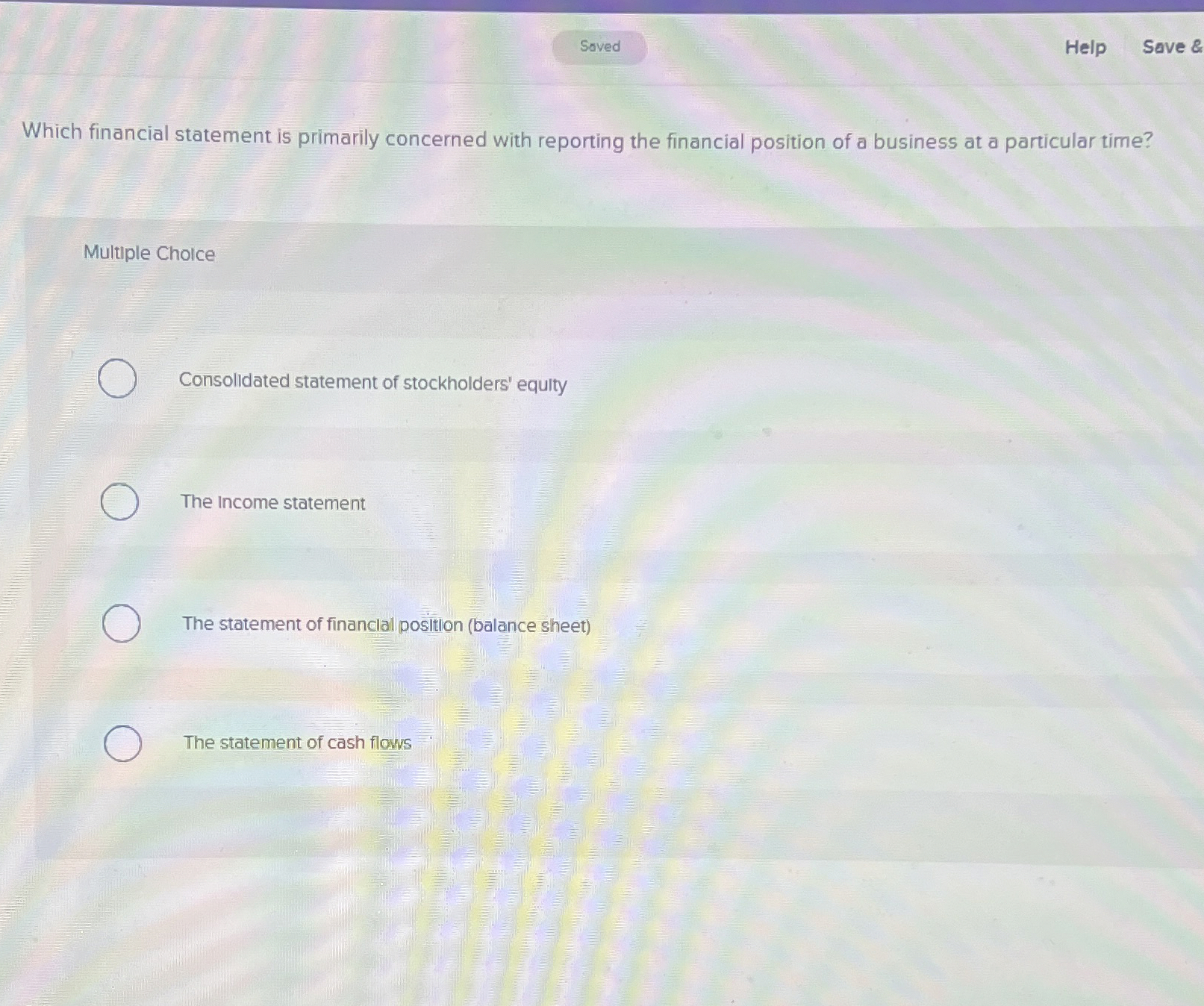 Solved Which financial statement is primarily concerned with | Chegg.com