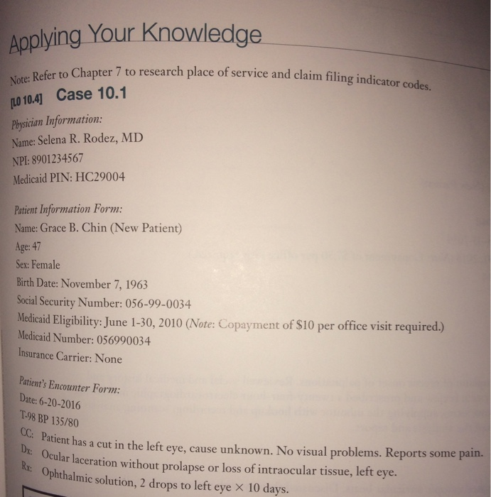 Solved Applying Your Knowledge Note: Refer to Chapter 7 to | Chegg.com