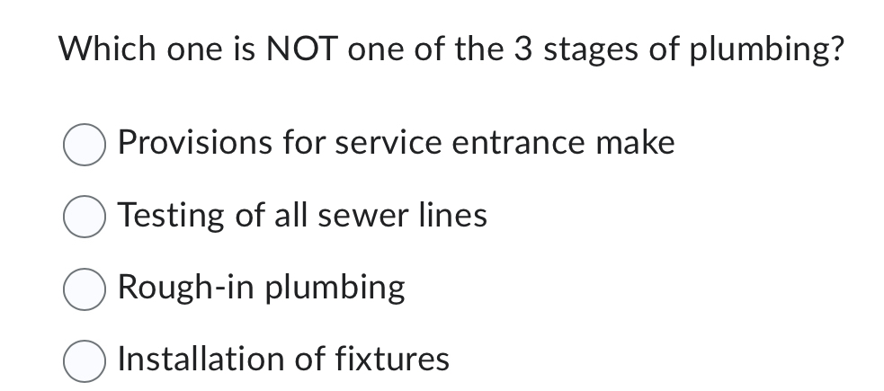 Solved Which one is NOT one of the 3 ﻿stages of | Chegg.com