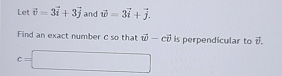Solved Let vec(v)=3vec(i)+3vec(j) ﻿and | Chegg.com