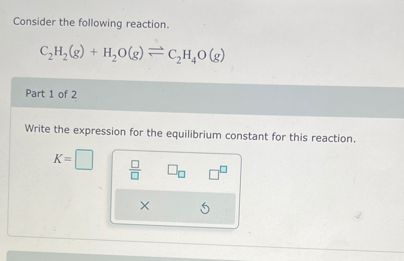 Solved Consider the following | Chegg.com